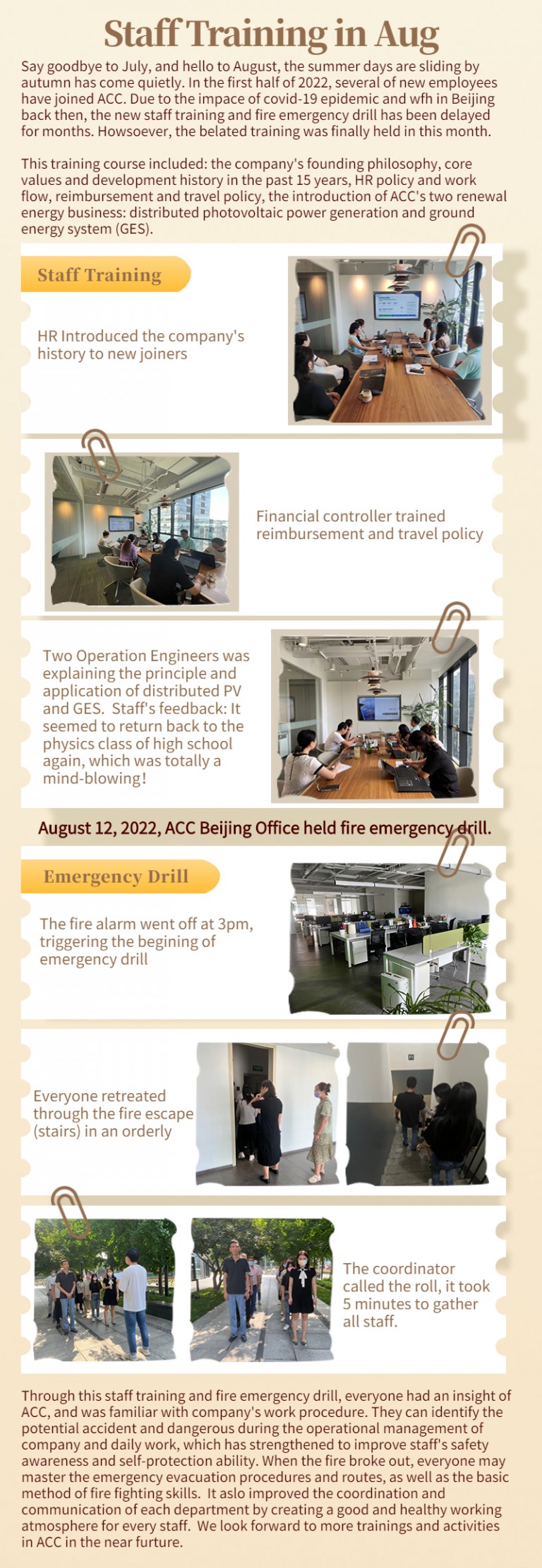 A Glimpse of ACC Staff Training 2022 | Asia Clean Capital